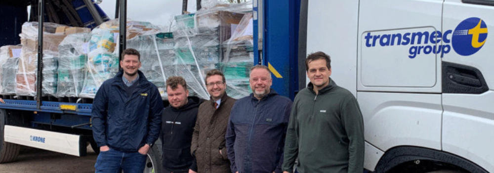 Transmec branches join forces to deliver aid for Ukraine